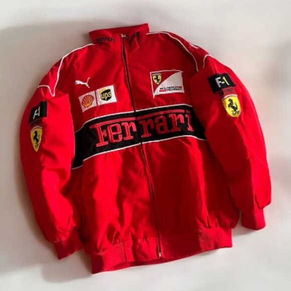 Jackets & Coats | Vintage Racing Jacket F1 199s Pilot Style Unisex F1 ...